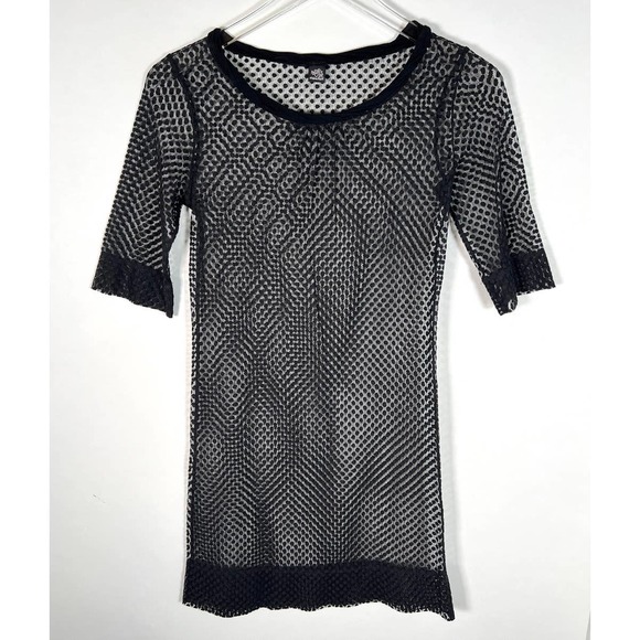Only Hearts | Swim | Only Hearts Sheer Mesh Dotted Beach Cover Up Dress ...